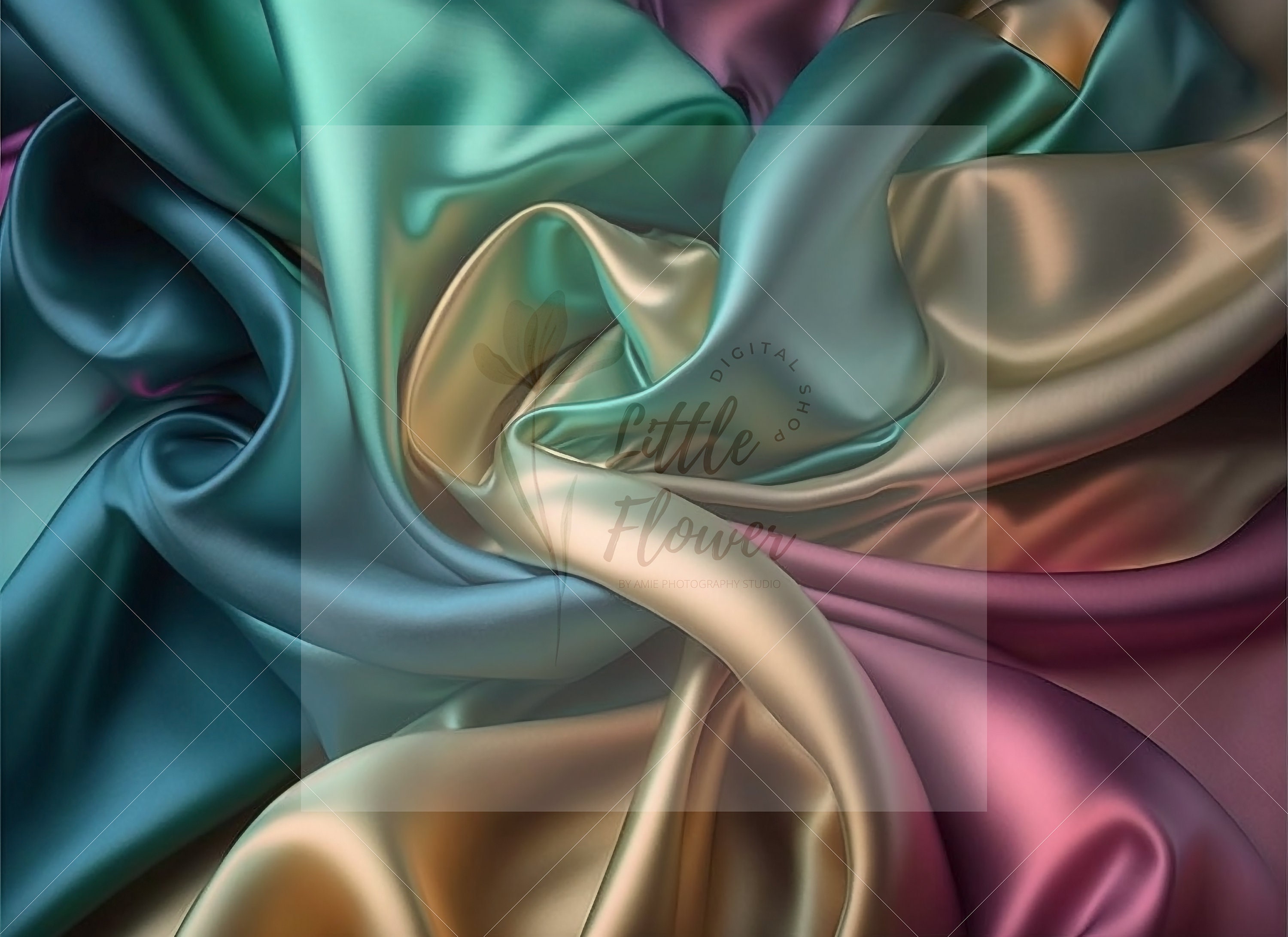 14 Multi Colour Silk Digital AI Backdrop Pack Maternity Photography ...