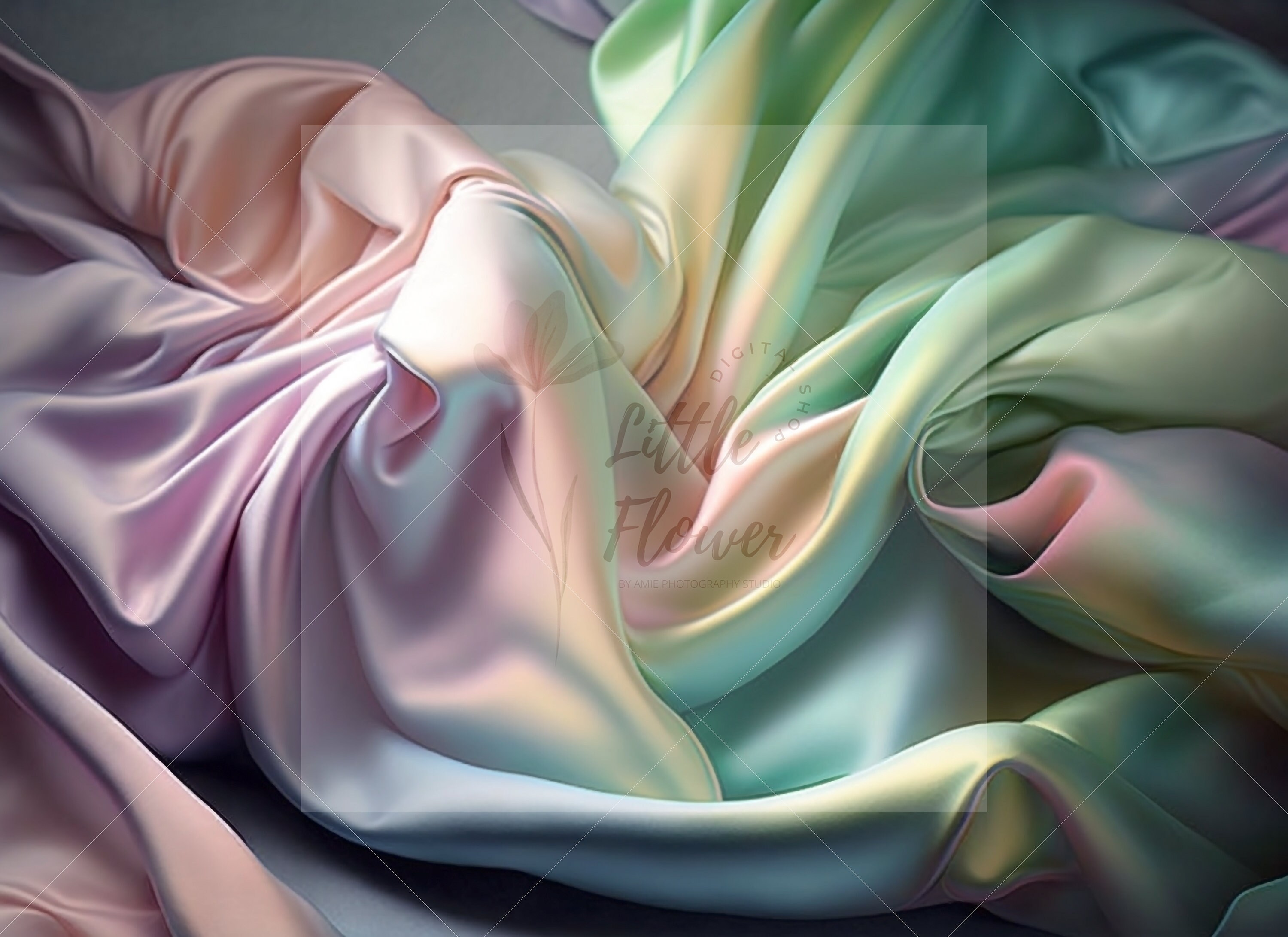 14 Multi Colour Silk Digital AI Backdrop Pack Maternity Photography ...