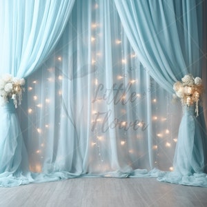 20 Sheer Light Curtain Digital Backdrop Maternity Backdrop Overlays ...