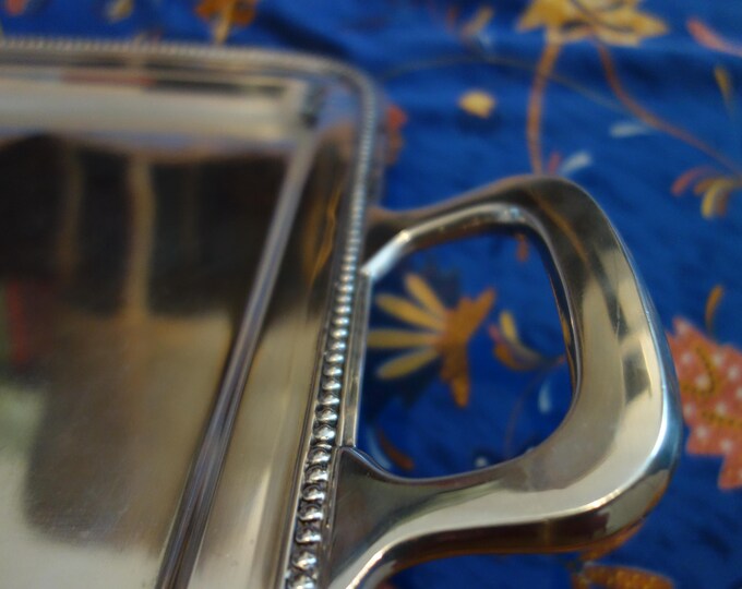 Antique Silver Plated Salver - an Early 20th Century Silver Plated Tray ...