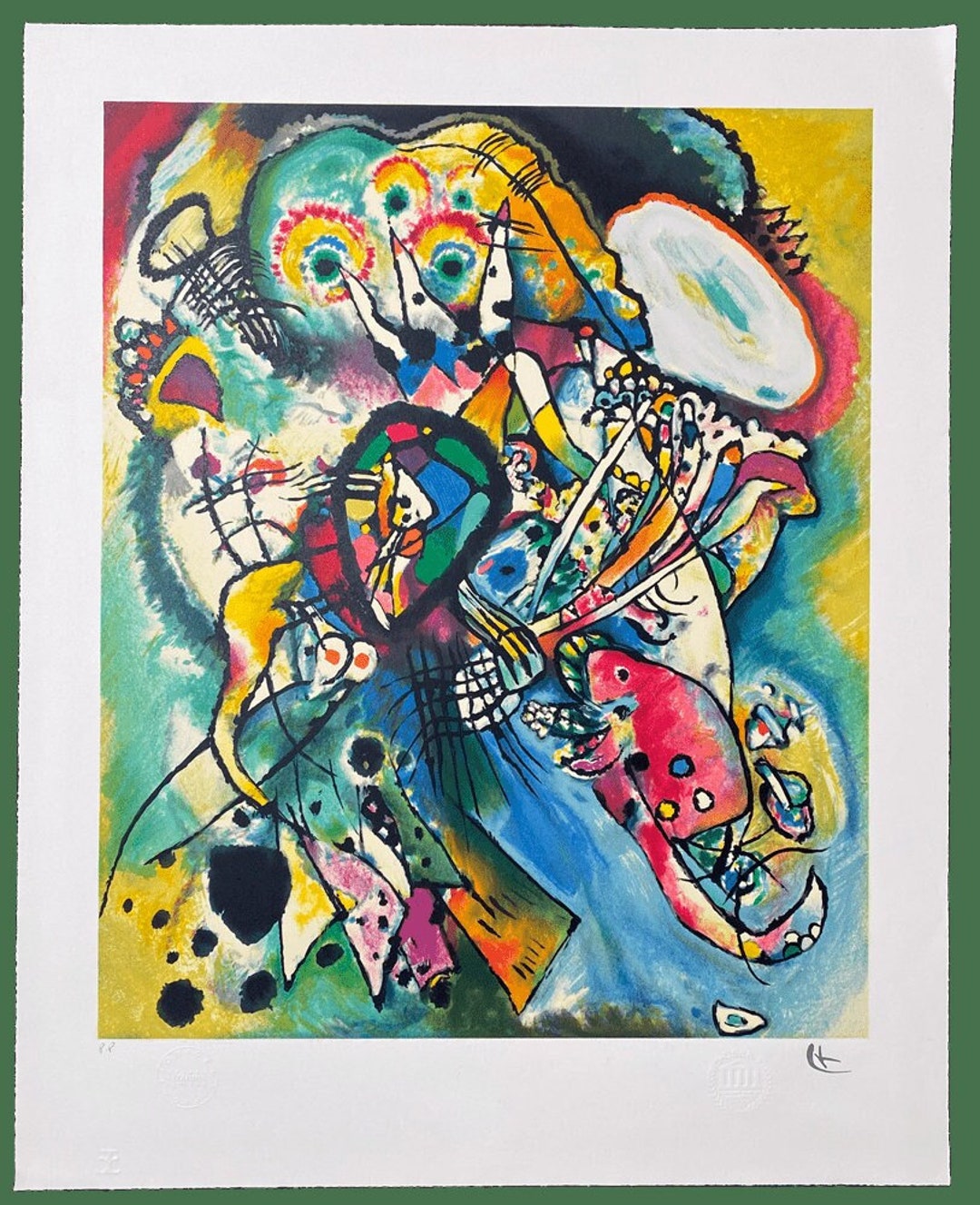 Wassily Kandinsky Composition #218 (two Ovals) 1919 Limited Edition ...