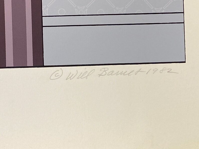 Will Barnet 1982 Signed Limited Edition Art Silkscreen Interlude - Etsy