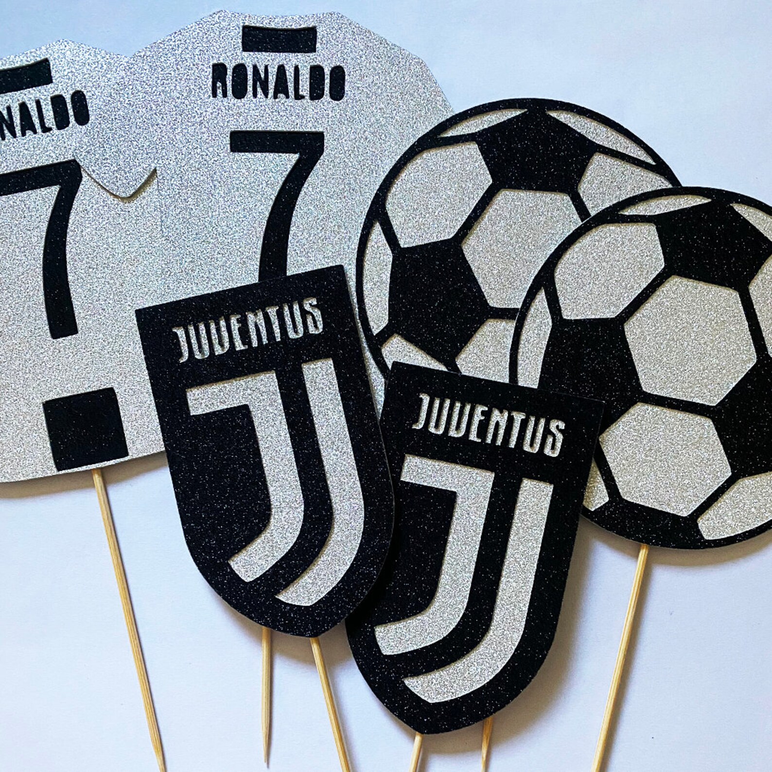 Ronaldo Juventus Fußball Geburtstag Party Cupcake Topper Etsy