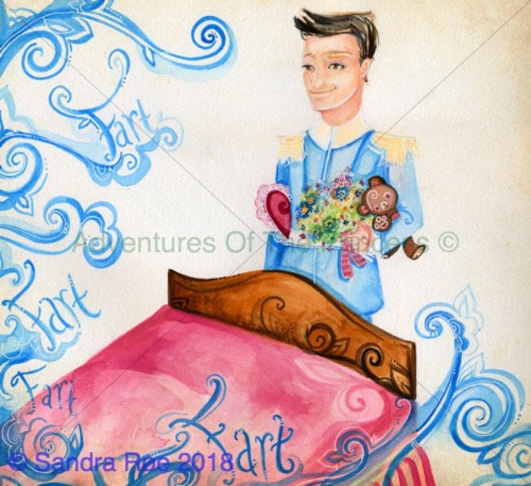 Watercolor Print of - the Very Handsome Prince© - From the Book - the ...
