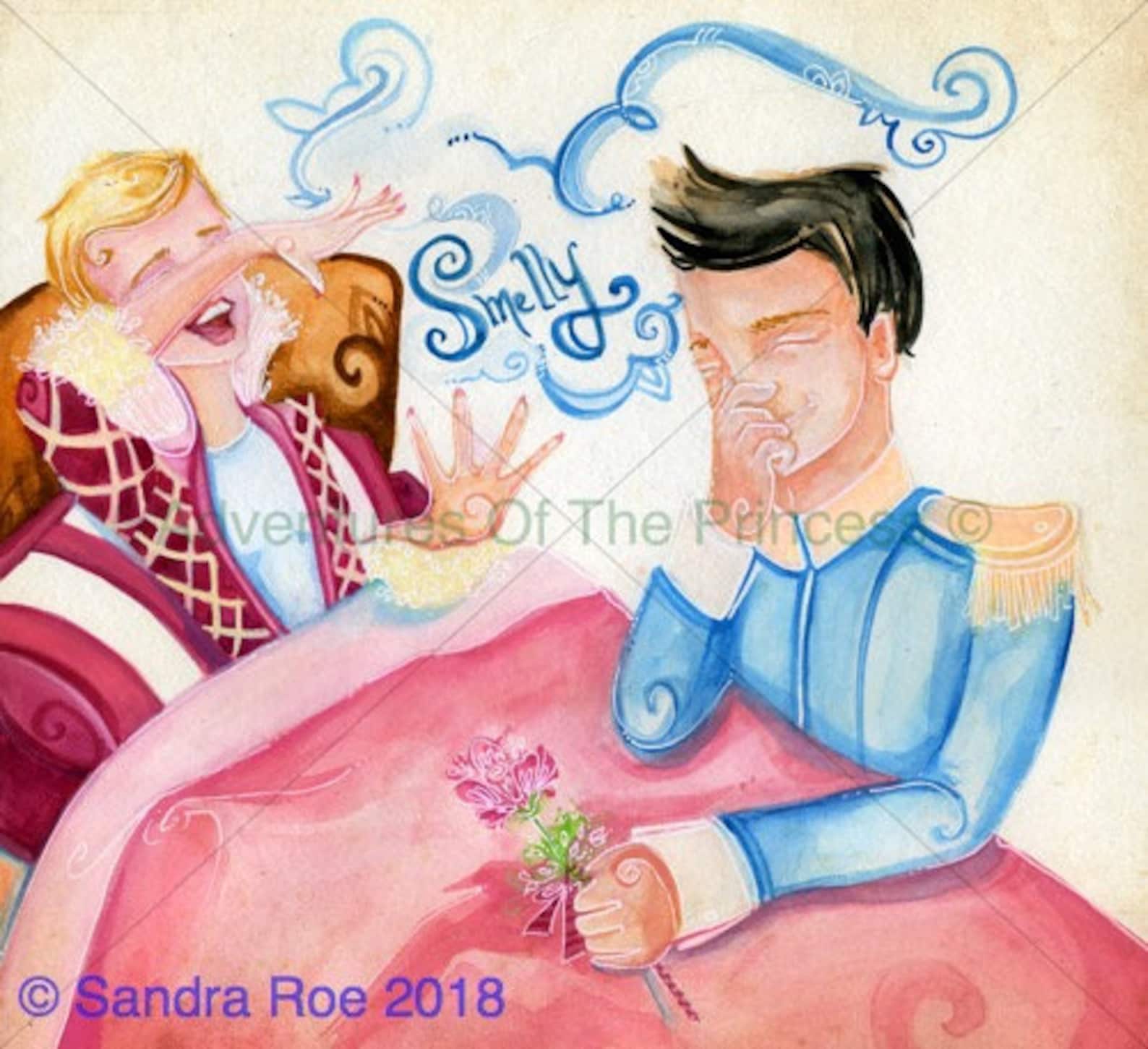 Greeting Card of - the Farting Princess and the Smelly Farts© - Any ...