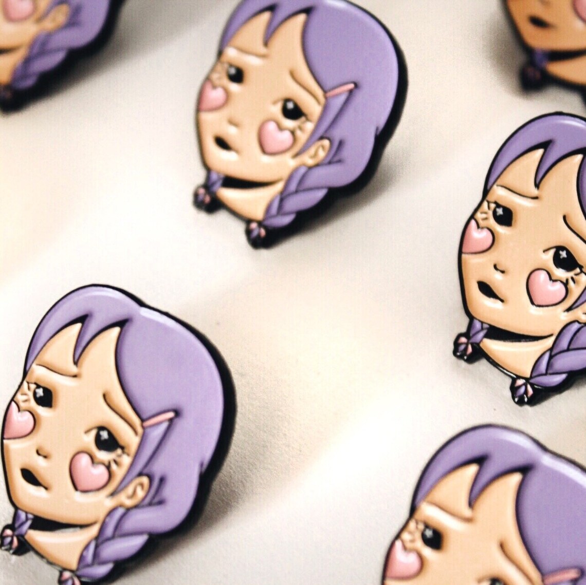 Sweet Cheeks Cute Enamel Pin | Etsy