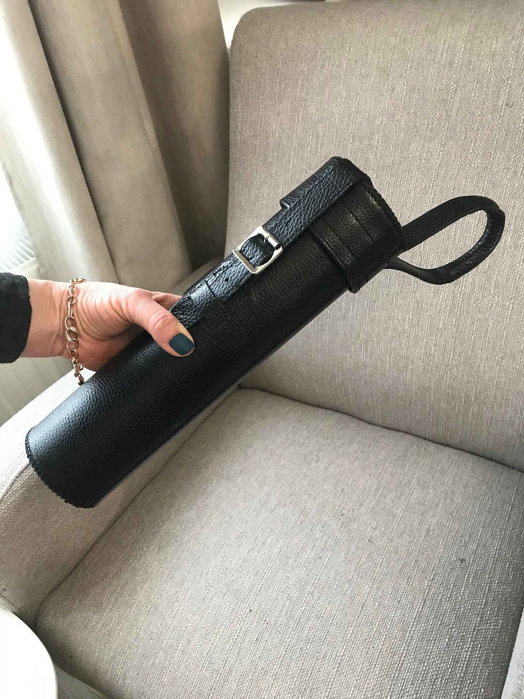 A4 Document Tube ∅8cm.leather Map Case.bag for Architects.vintage Tube ...