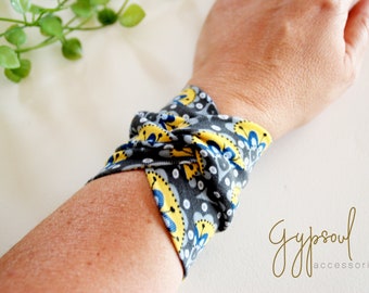 Fabric Wrap Bracelet | Etsy
