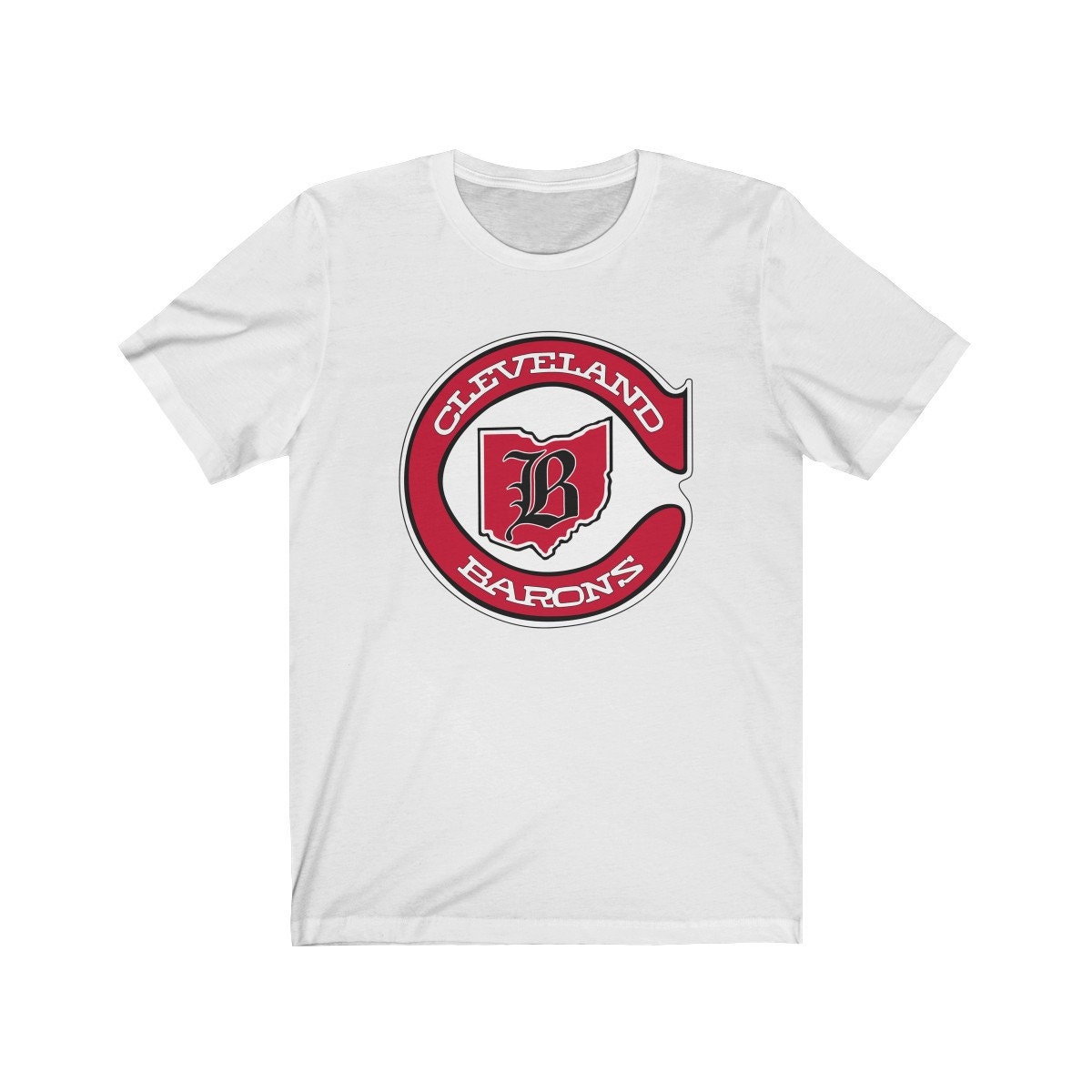 Vintage Retro Cleveland Barons T-shirt - Mens Old Time Hockey - Old ...