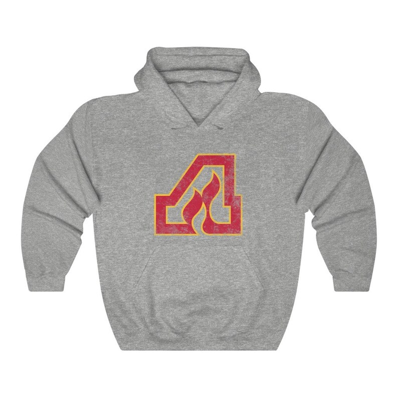 Atlanta Flames NHL Retro Hockey Hooded Sweatshirt- Old Time Hockey ...