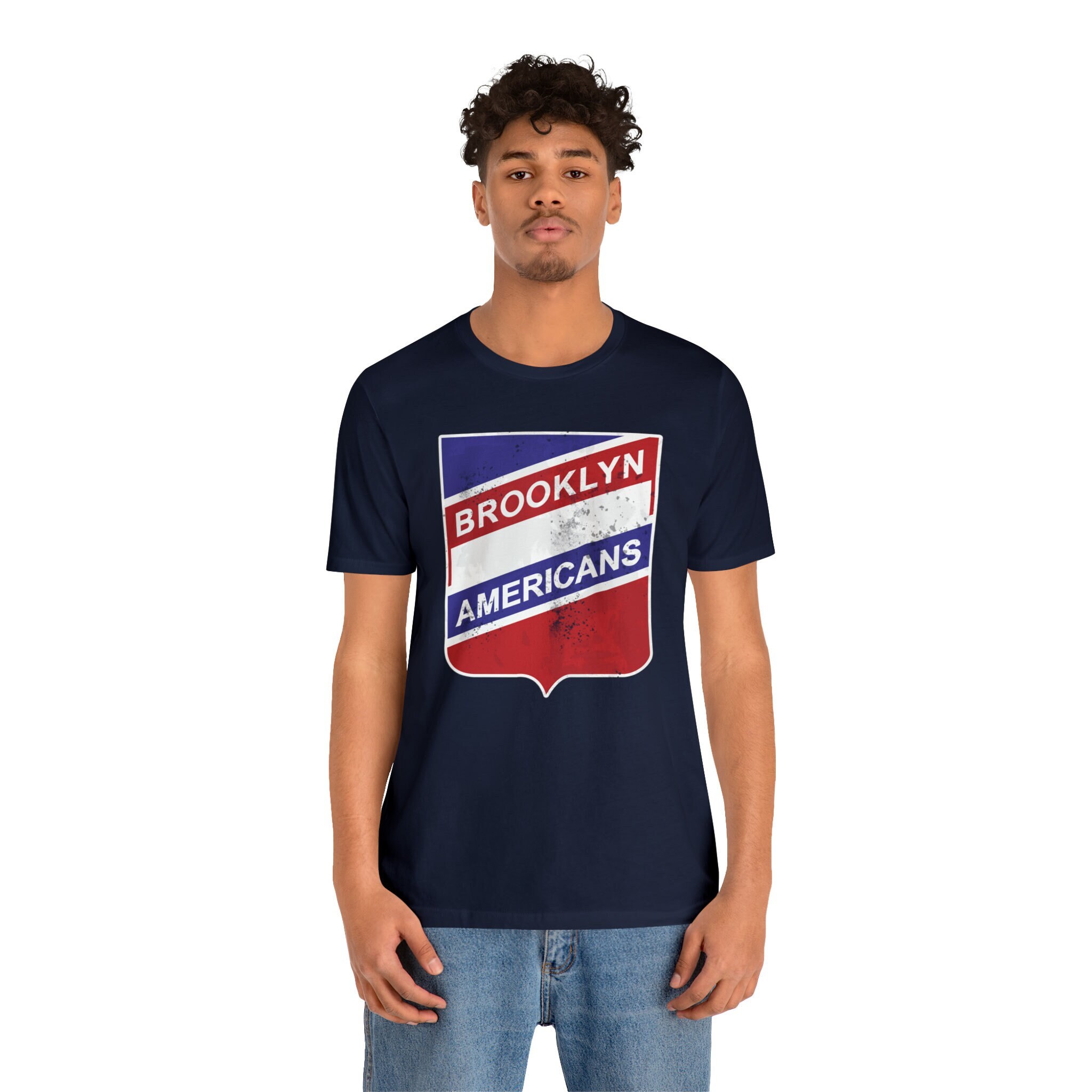 Brooklyn Americans Retro Hockey T-shirt Mens Old School Hockey Tee - Etsy