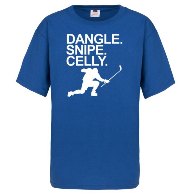 Dangle. Snipe. Celly. Kids Hockey T-Shirt Fun Hockey Shirt | Etsy