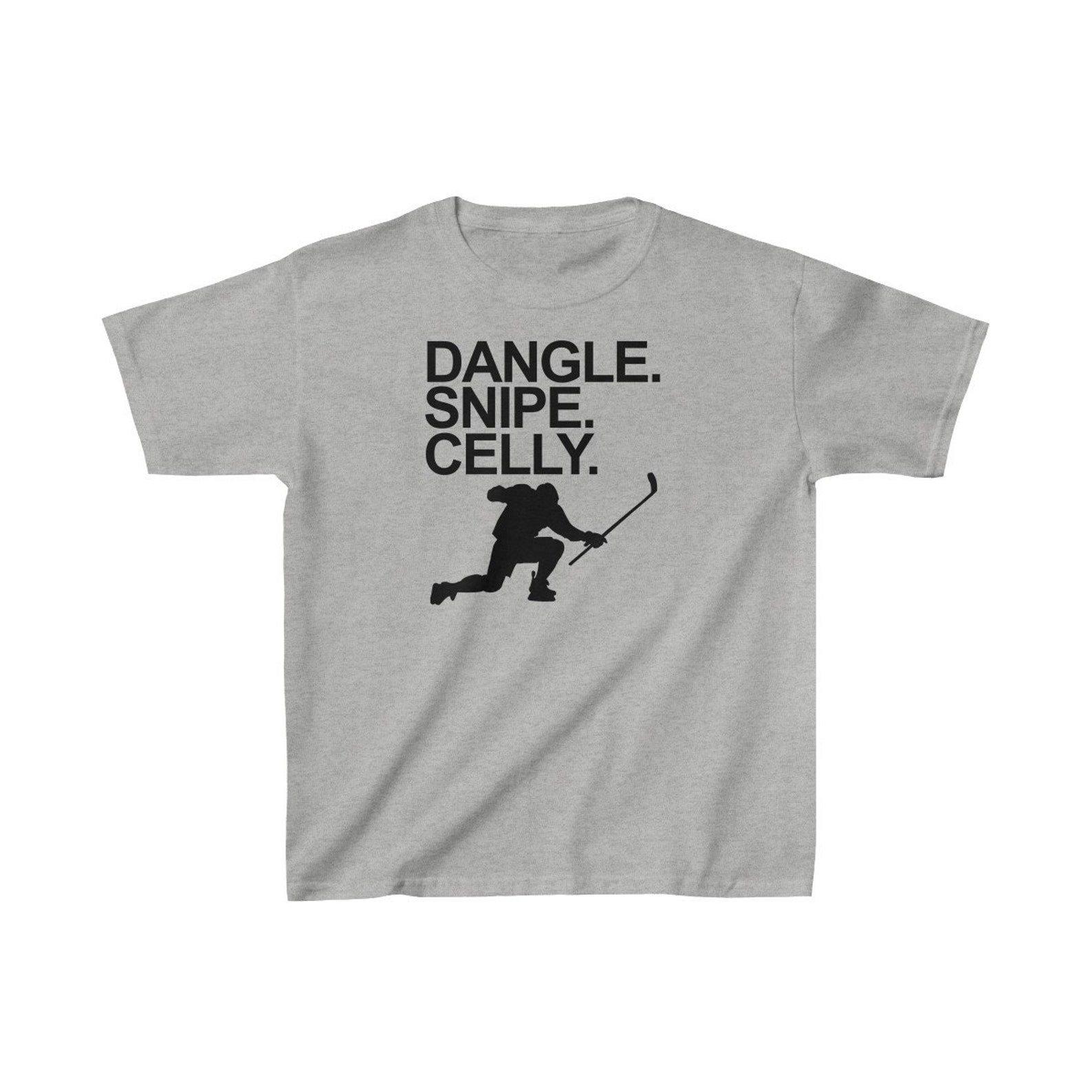 Dangle. Snipe. Celly. Kids Hockey T-shirt - Fun Hockey Shirt - Etsy