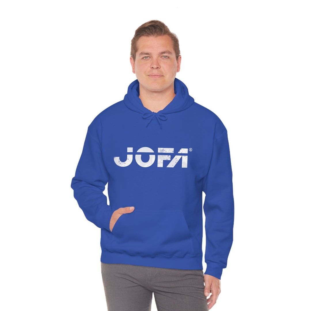 Retro JOFA Logo Hooded Sweatshirt - Old School Hockey Hoodie - Classic ...