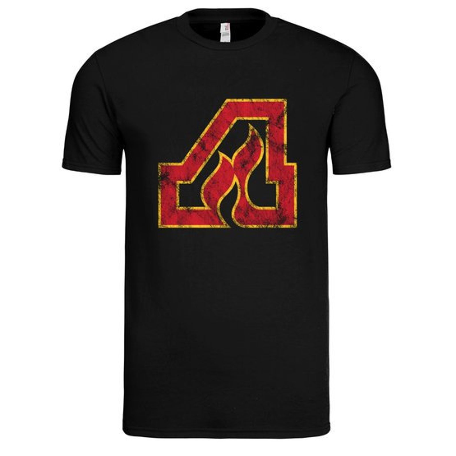 Mens Atlanta Flames Throwback Hockey Tee T-Shirt | Etsy