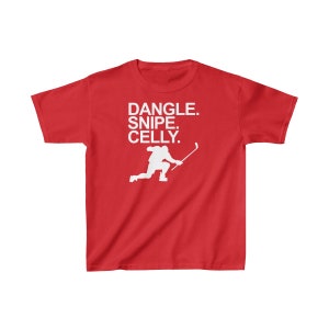 Dangle. Snipe. Celly. Kids Hockey T-shirt - Fun Hockey Shirt - Etsy