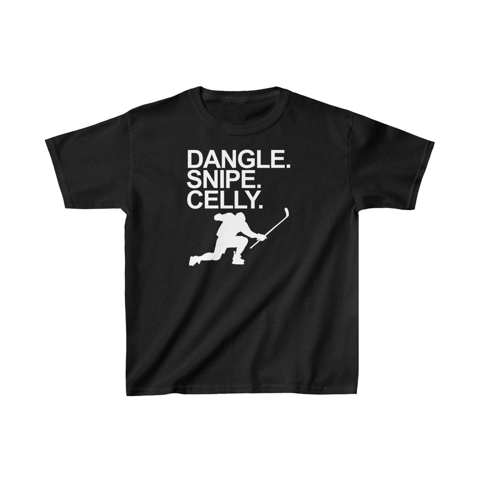 Dangle. Snipe. Celly. Kids Hockey T-shirt - Fun Hockey Shirt - Etsy