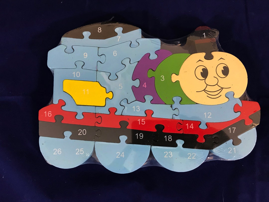 Train Puzzle, Educational Puzzle, Learning Puzzle, Jigsaw Puzzle, Kids ...
