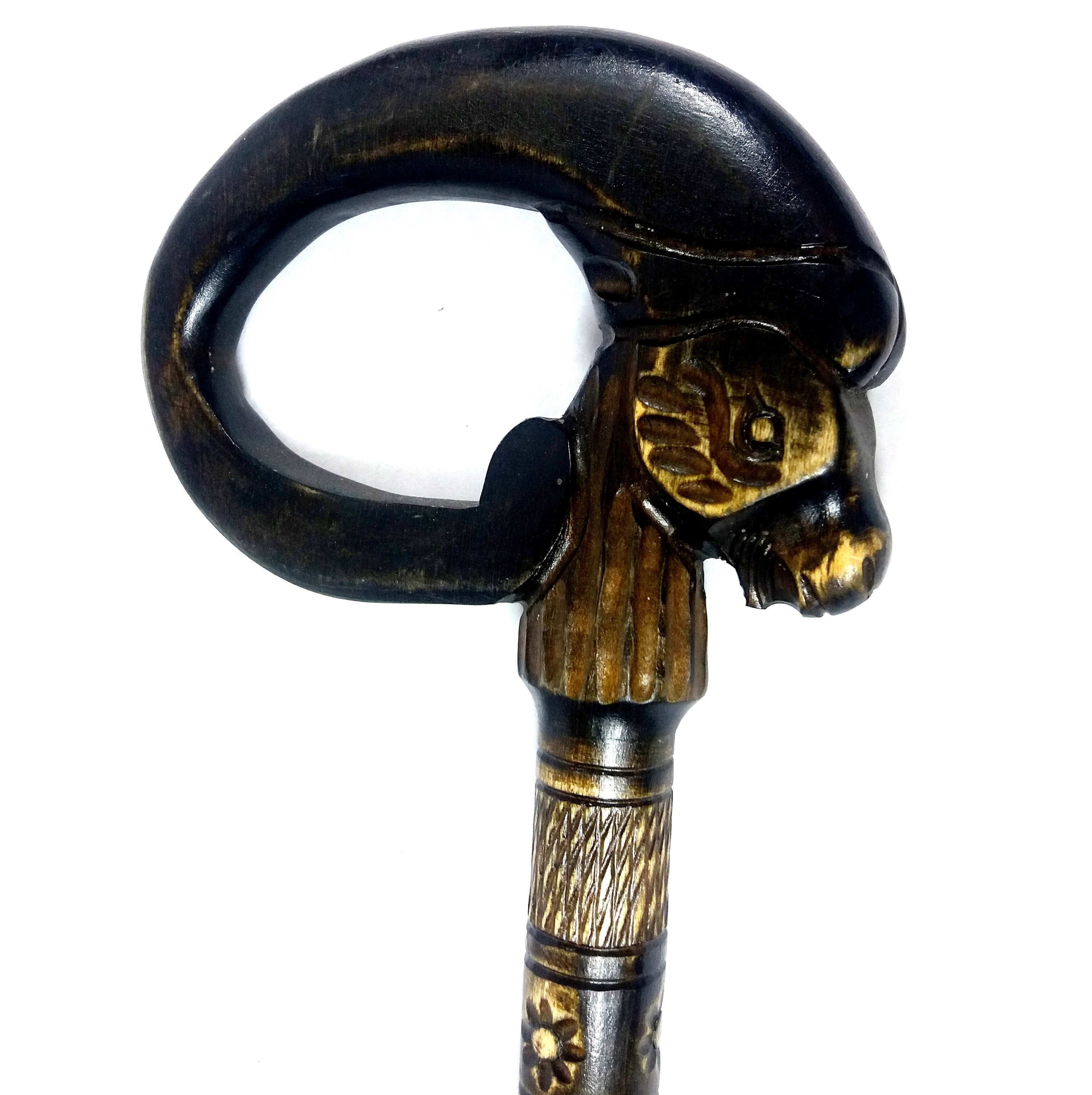 Sheep Walking Cane, Walking Stick, Wooden Walking Stick, Wooden Walking ...