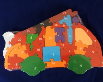 Fire Truck Puzzle - Etsy