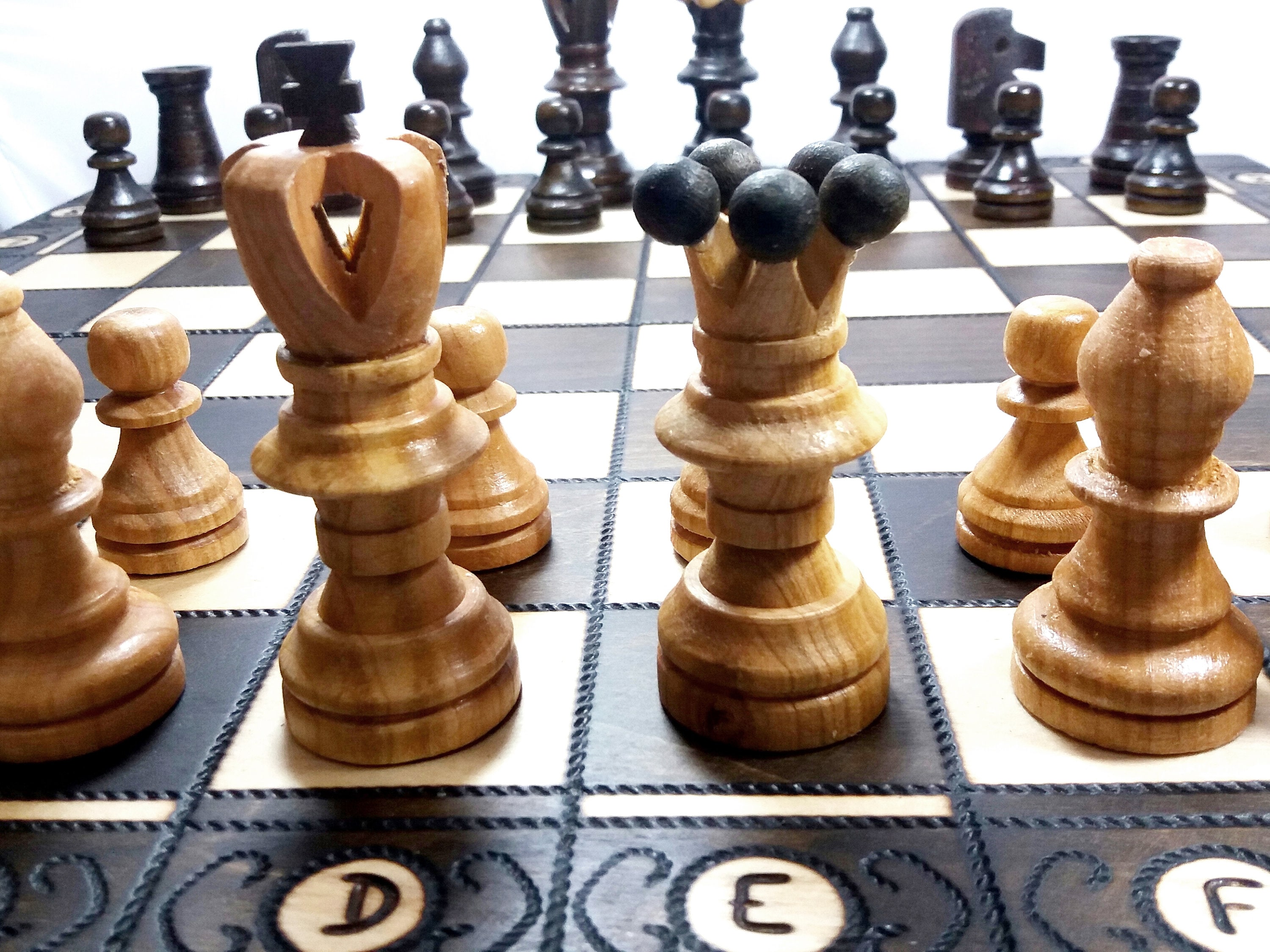 Very Big Large 54 Cm Hand Crafted Wooden Chess Set Model - Etsy