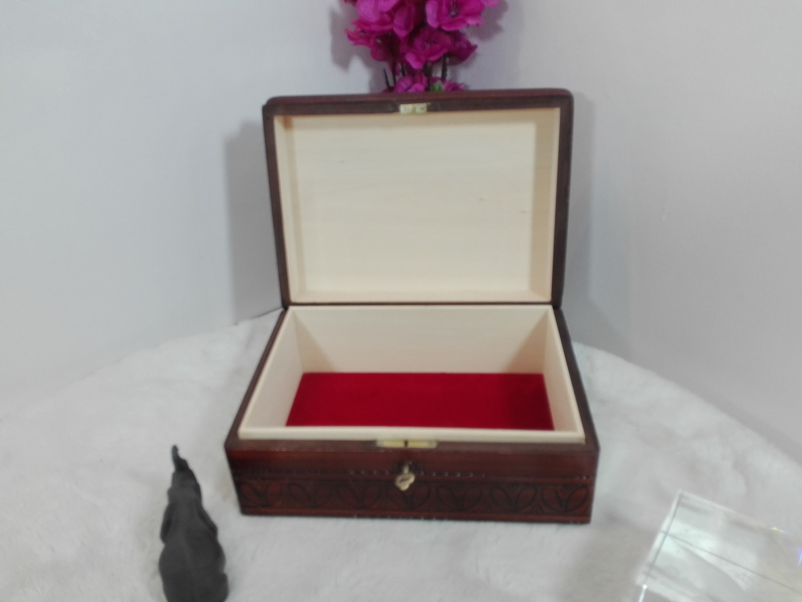 Wooden Jewelry Box Brown Jewelry Box Wooden Jewellery Box - Etsy
