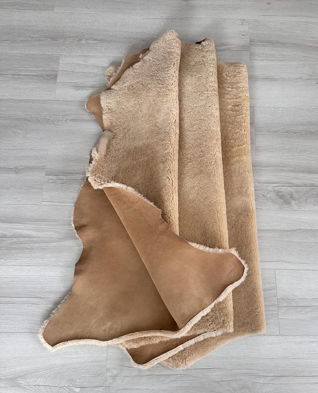 Set of 3.genuine Australian Sheepskin, Upholstery Sheepskin Fur,short ...