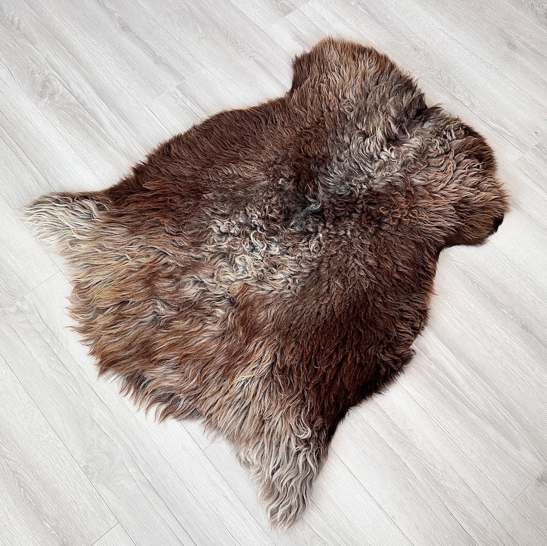 Natural Sheepskin Tanned Handmade Sheepskin.curly Sheepskin.genuine ...