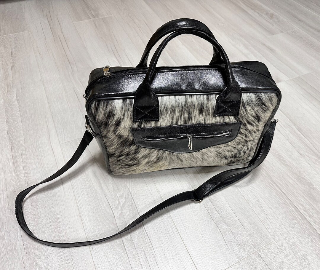 Leather Laptop Bag Cowhide Leather Bag Slim Laptop Bag Padded Laptop ...