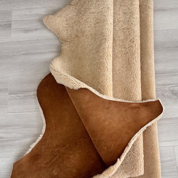 Sheepskin Bench - Etsy
