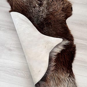 Natural Sheepskin Tanned Handmade Sheepskin.curly Sheepskin.genuine ...
