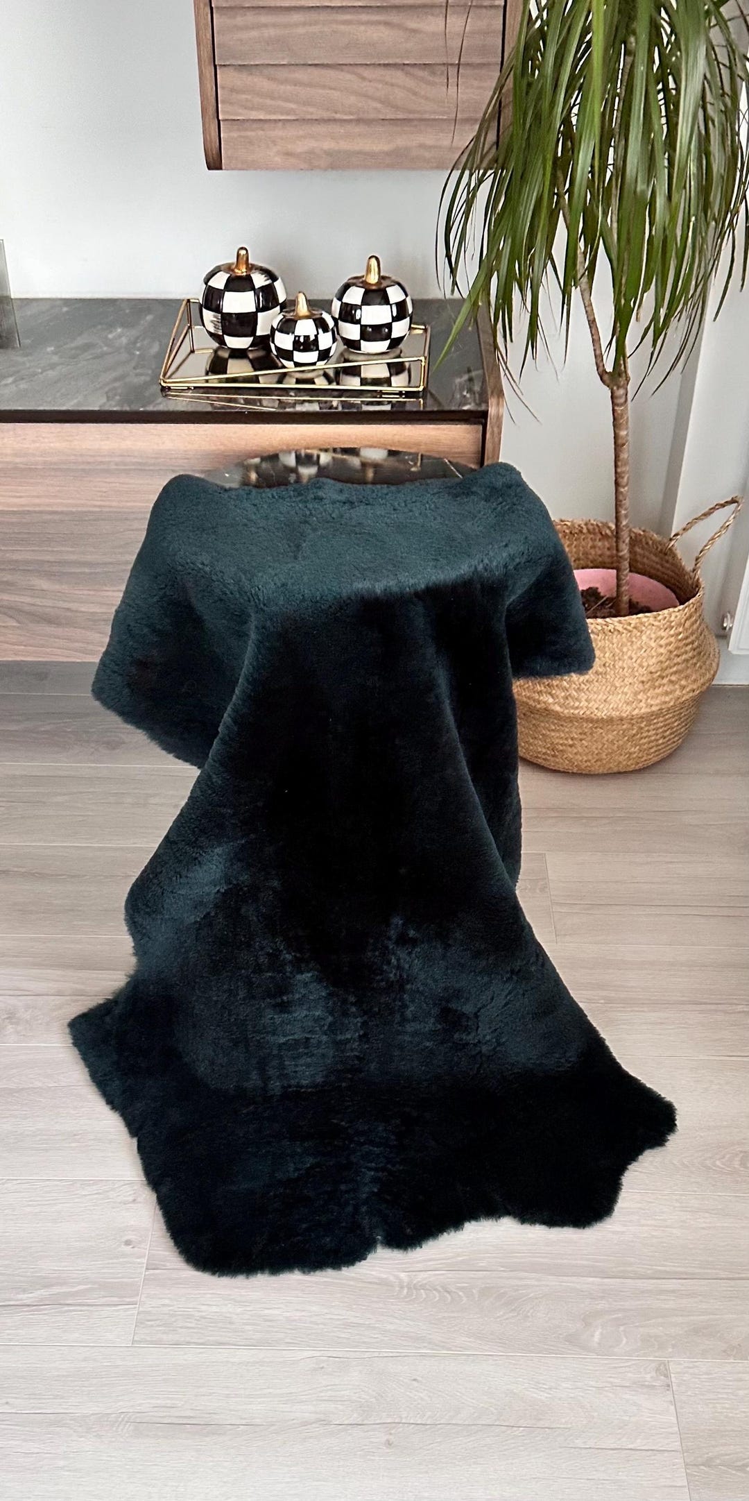 Dark Green,australian Sheepskin Genuine Sheepskin Rug Shearling Cehair ...