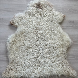 Gotland Sheepskin Natural Sheepskin Tanned Handmade Sheepskin - Etsy