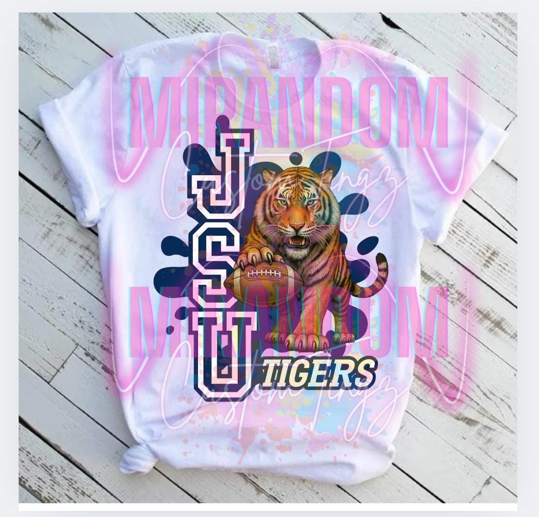JSU Tigers Jackson State Navy Splat - Etsy