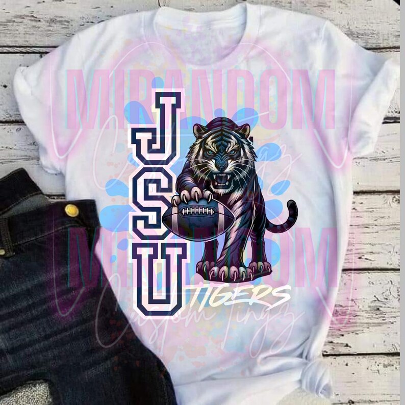 JSU Tigers Jackson State Blue Splat - Etsy