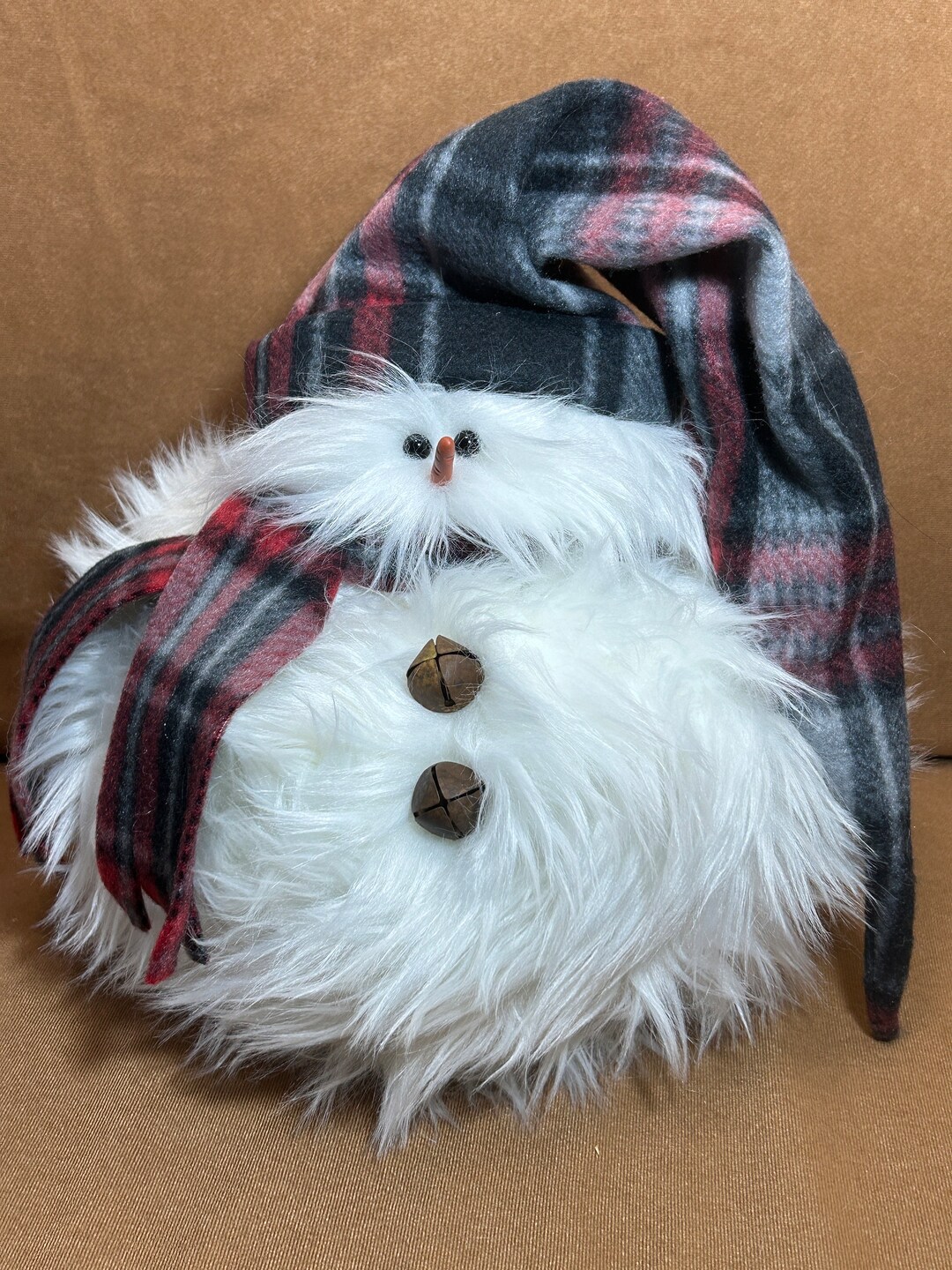Farmhouse Long Hair Snowman - Etsy