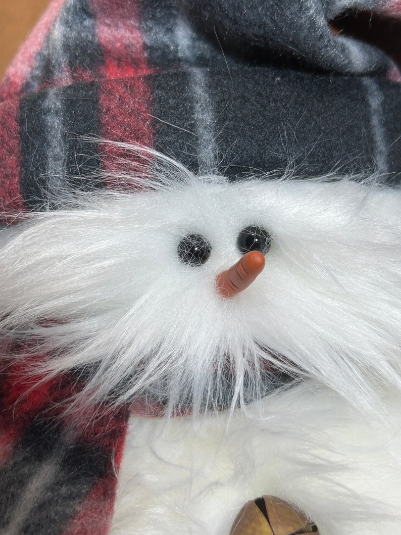 Farmhouse Long Hair Snowman - Etsy