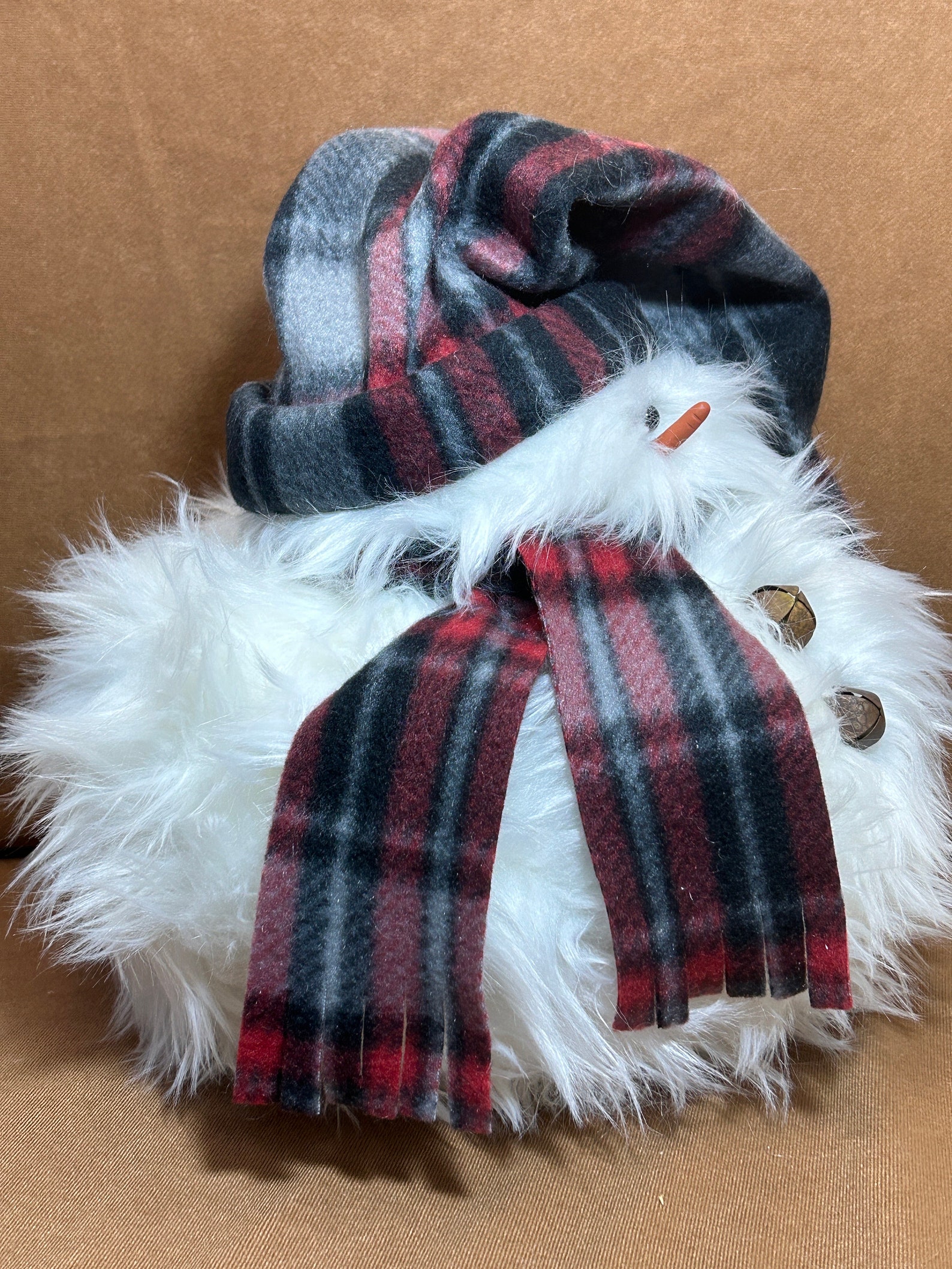 Farmhouse Long Hair Snowman - Etsy