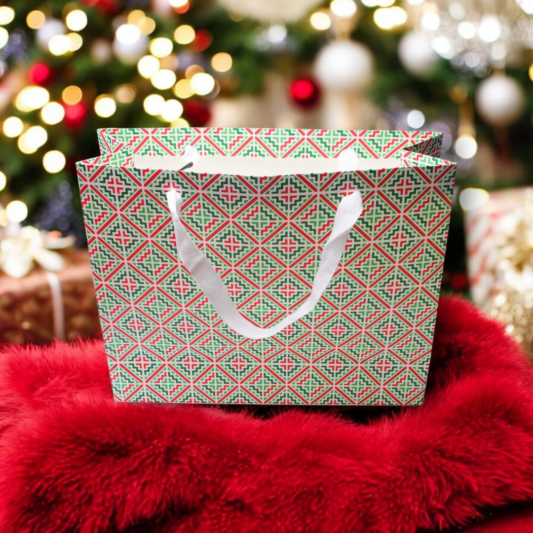 Hmong Design Gift Bag for Christmas Birthday Anniversary Special ...
