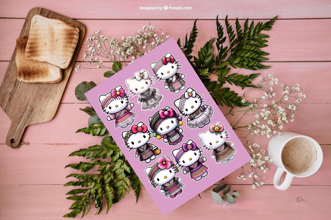 Hmong Hello Kitty Card Gift for Friend, Wife, Cousin, Aunt, Girlfriend ...