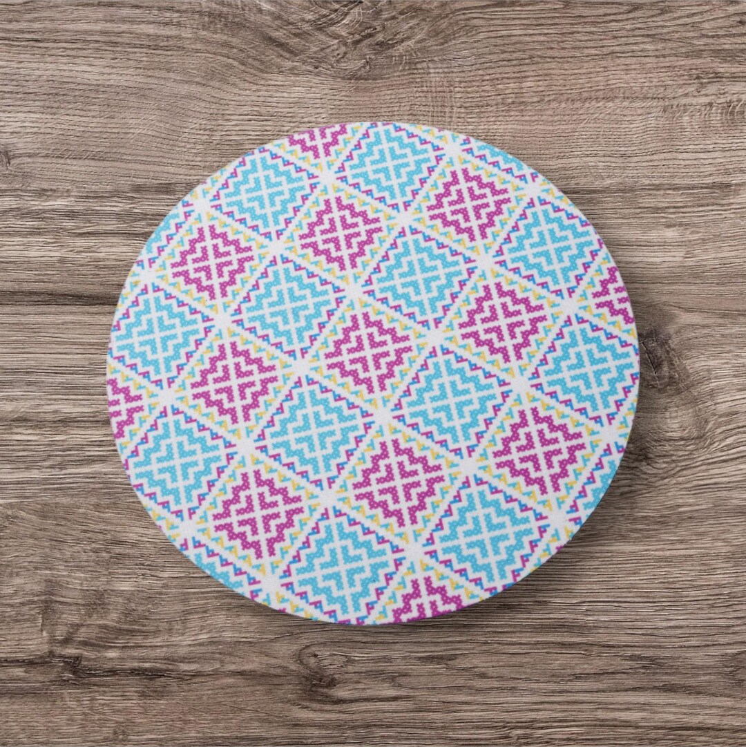 7" Hmong Design Trivet for Coaster, Pot Holder, Hot Mat, Gift for ...