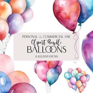Commercial Use Color Balloons Clipart Transparent PNG Happy Birthday ...
