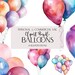 Commercial Use Color Balloons Clipart Transparent PNG Happy Birthday ...