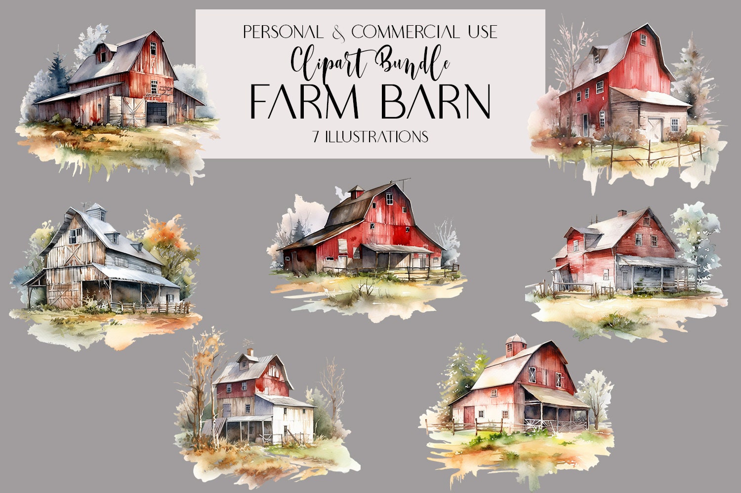 Commercial Use Farm Barn Clipart Transparent PNG Village Barn House ...