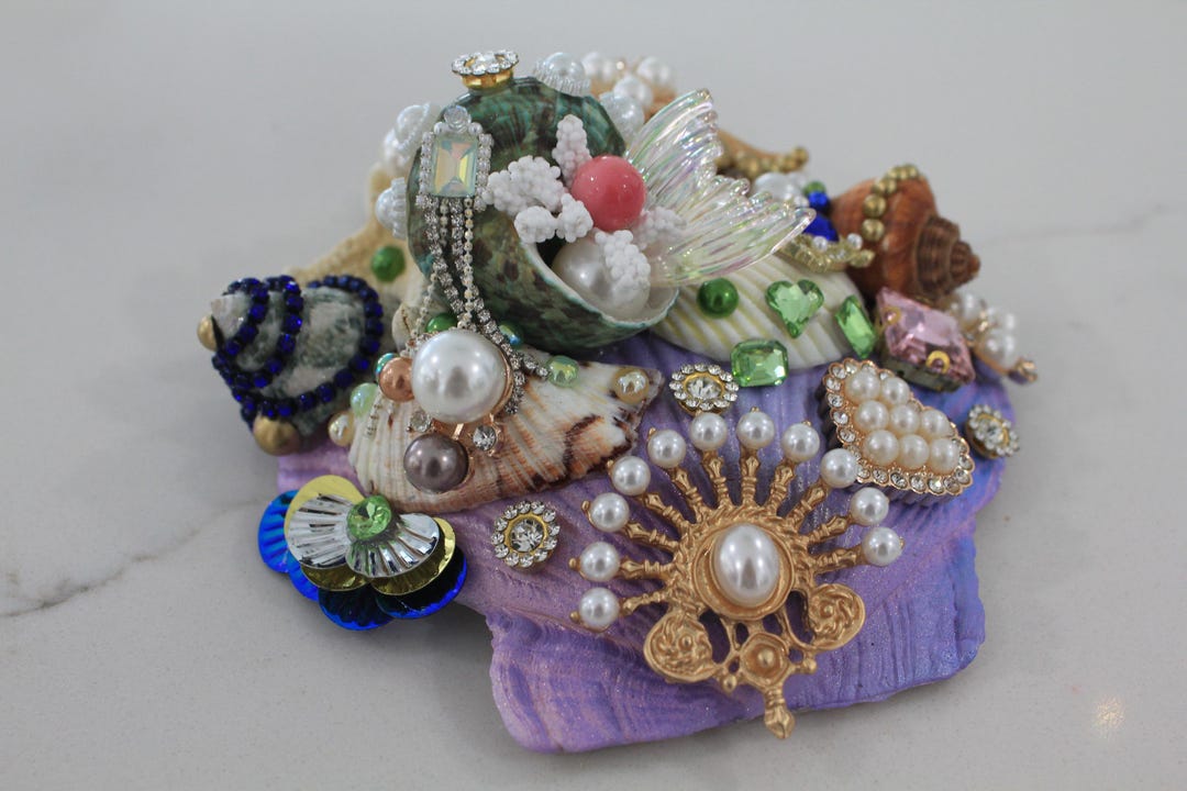 Extra Large Shell Fridge Magnets, Handmade Starfish Decor, Coastal ...