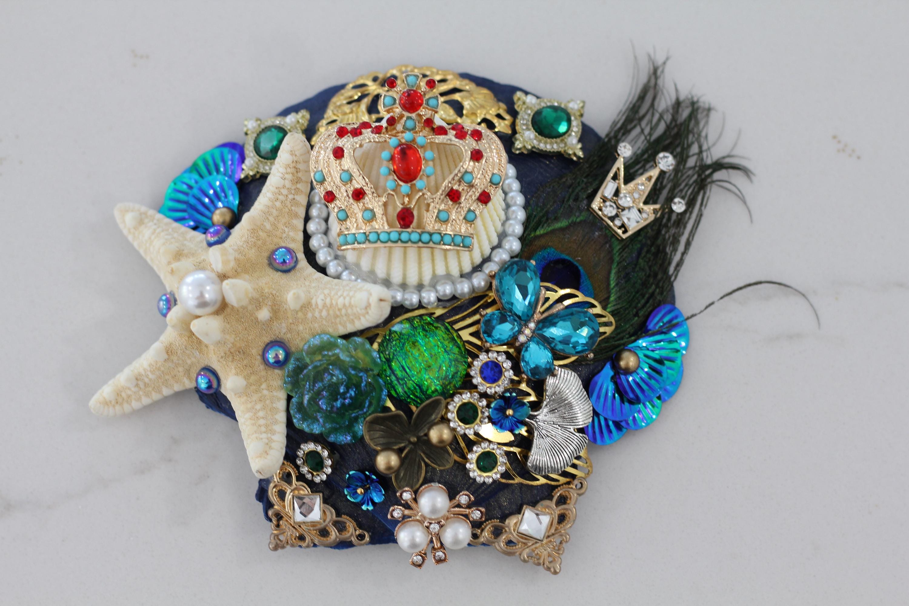 Extra Large Shell Fridge Magnets, Handmade Starfish Decor, Coastal ...