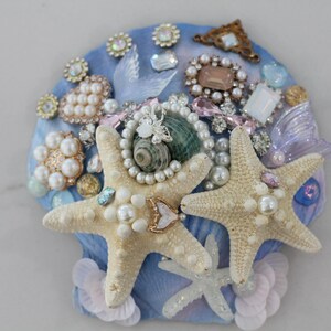 Extra Large Shell Fridge Magnets, Handmade Starfish Decor, Coastal ...
