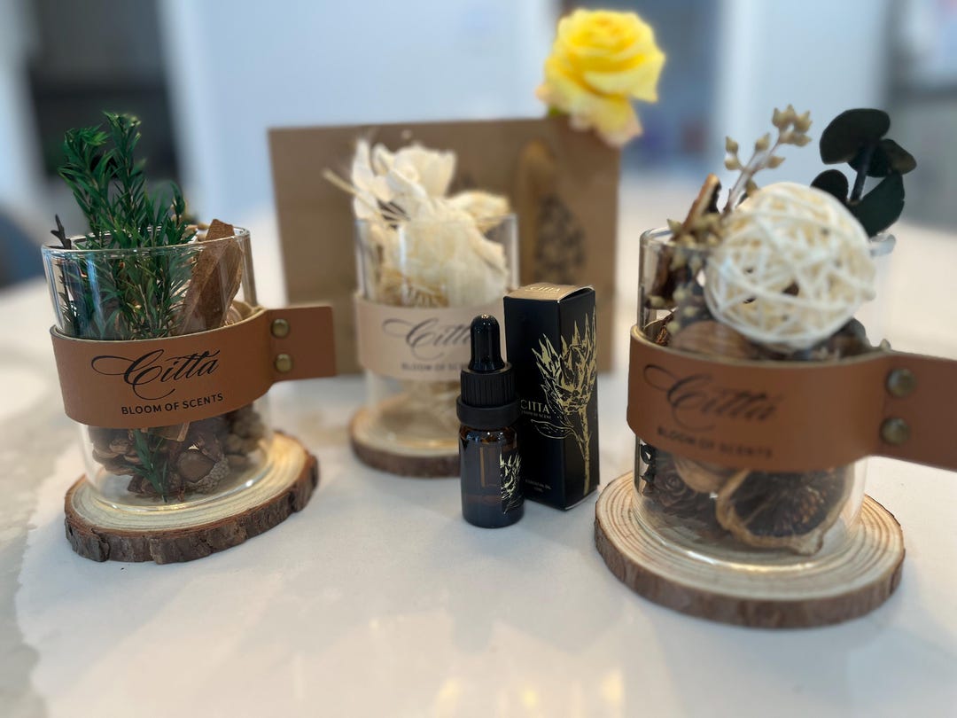 Flower Air Freshener With Dry Flower Aroma, Home Decor Accent, Gift ...