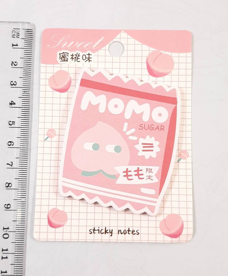 Kawaii Sticky Notes Fruit Sticky Notes Strawberry Sticky | Etsy
