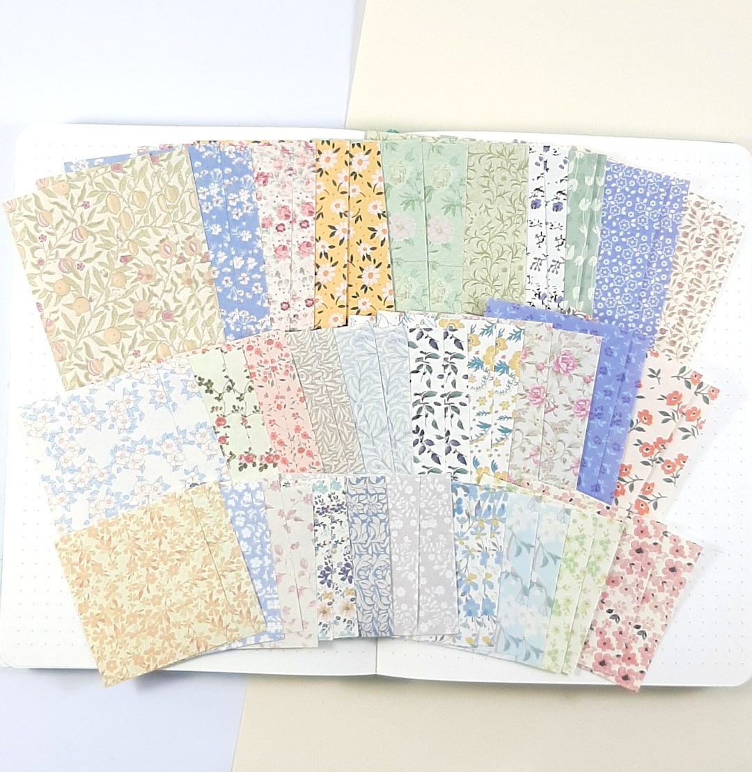 Scrapbook Decorative Paper, Vintage Style Floral Paper, Junk Journal ...